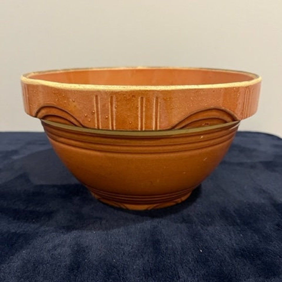 Vintage Watts Pottery Co Arches Oven Ware 9 Stoneware Bowl in - Etsy