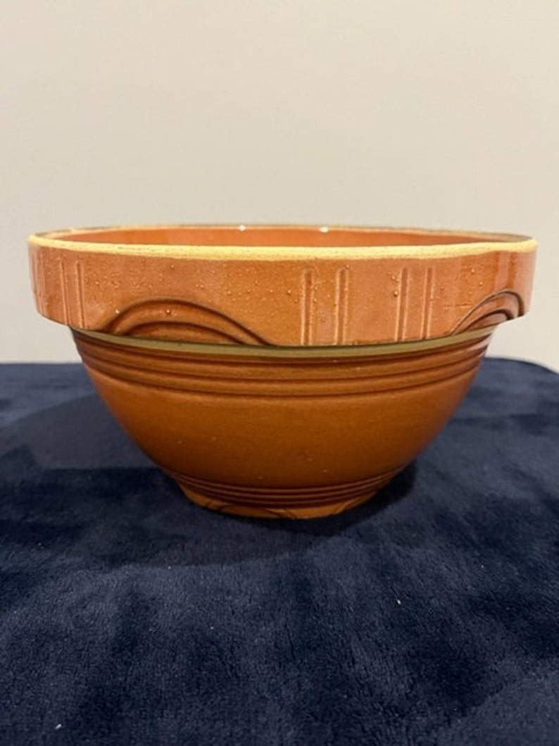 Vintage Watts Pottery Co Arches Oven Ware 9 Stoneware Bowl in - Etsy