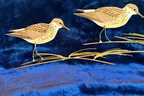 Vintage Bovano of Cheshire Metal Wall Sculpture of 3 Sandpipers - Etsy