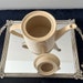 Vintage RARE Hitkari Oak Tea Pot/beige With Swirls of Mauve Studio Art ...