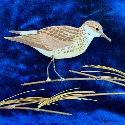 Vintage Bovano of Cheshire Metal Wall Sculpture of 3 Sandpipers - Etsy