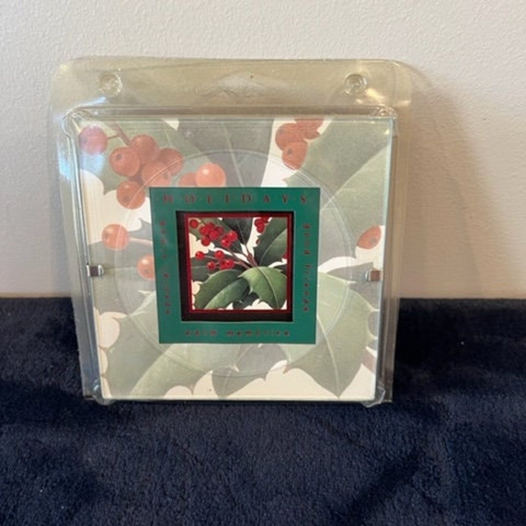 Vintage 1997 USPS Holiday Stamp Collectible Framed Print 5x5 by ...