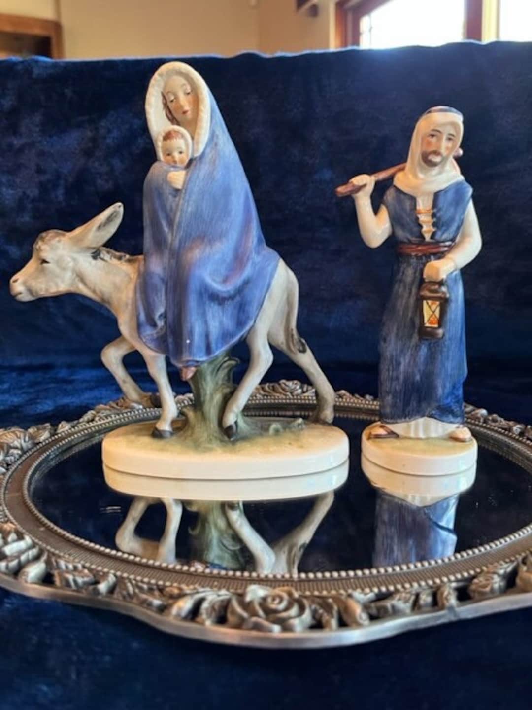 Vintage Goebel Mary and Baby Jesus on Donkey 1958/joseph 1961 - Etsy