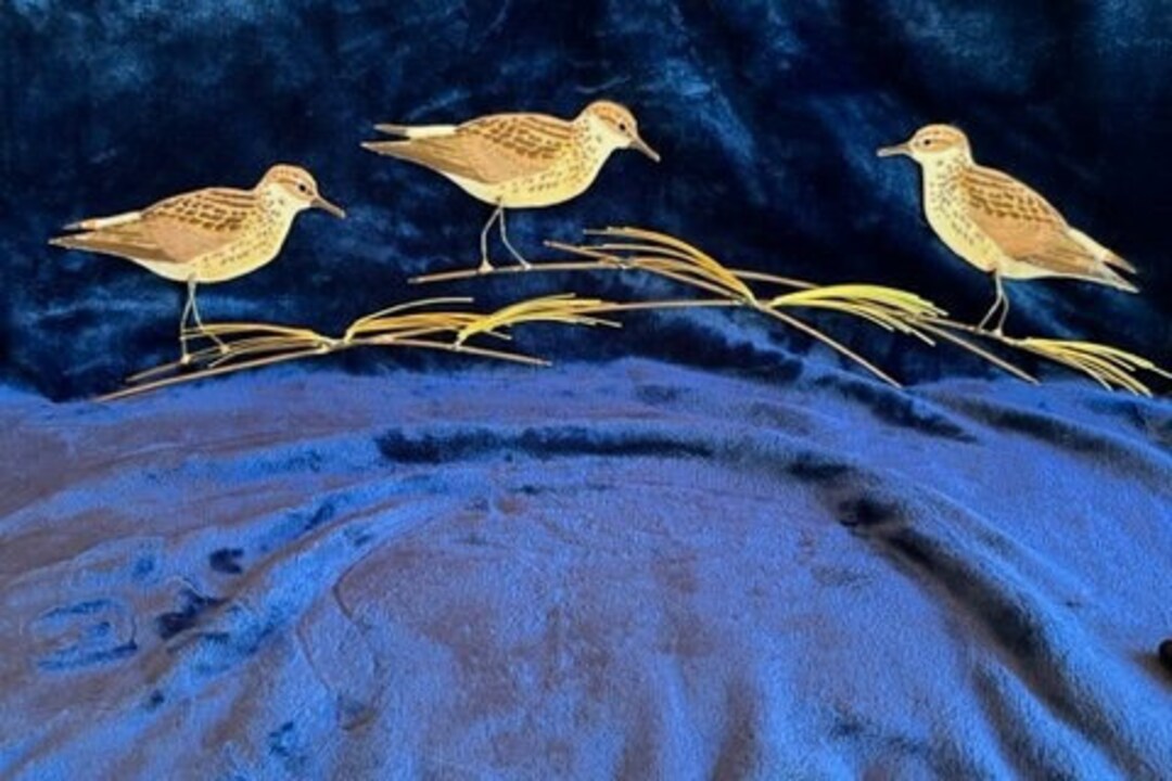 Vintage Bovano of Cheshire Metal Wall Sculpture of 3 Sandpipers - Etsy