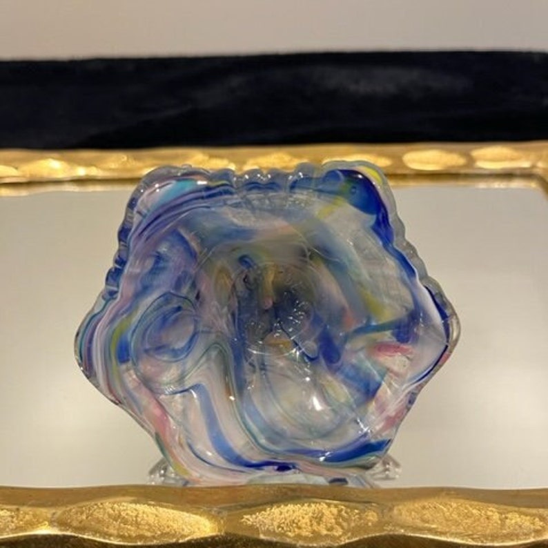 Vintage Prestige Art Glass 2002 Colorful Pine Tree/christmas Tree ...