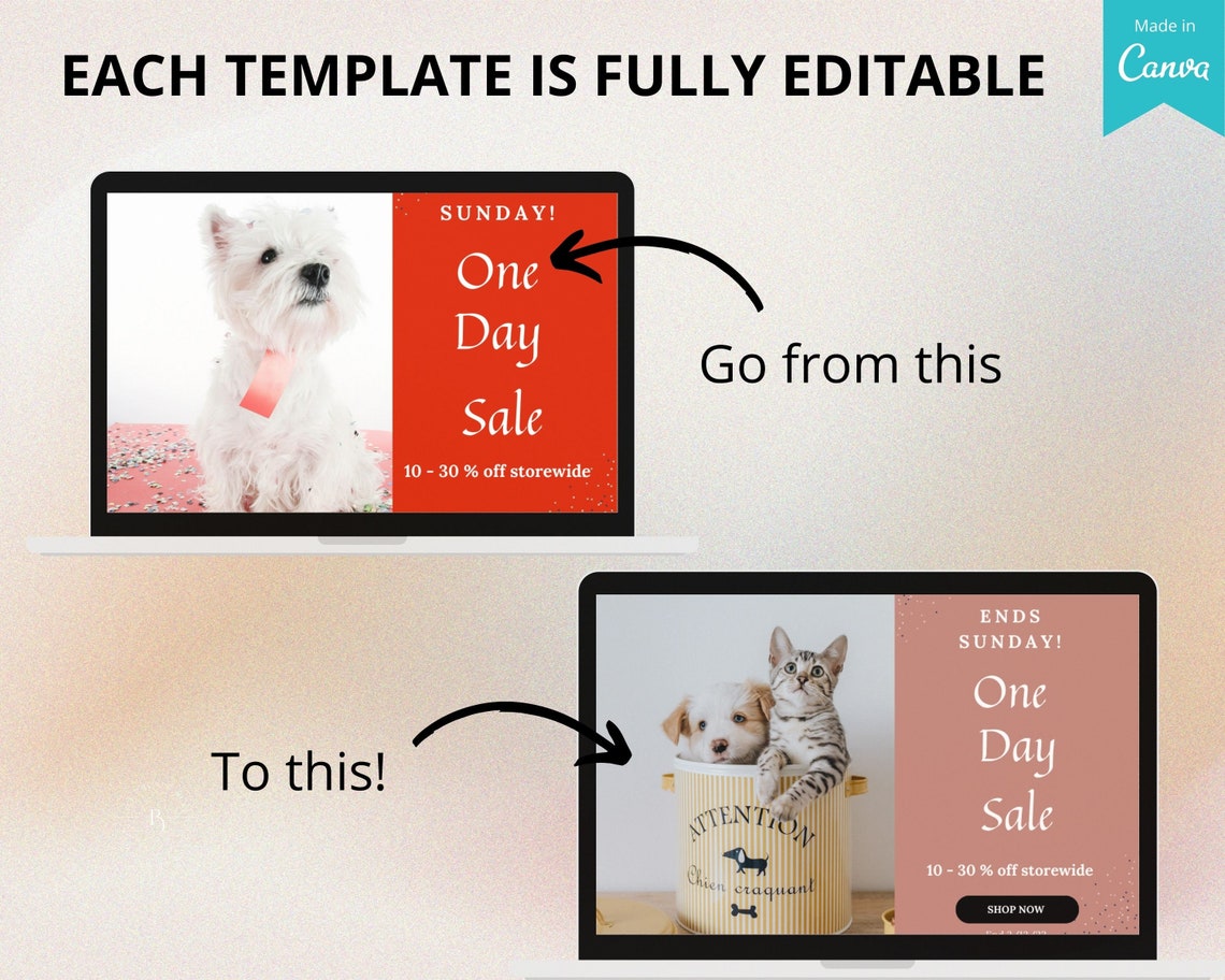 Pet Marketing Templates Canva Templates for Pet Marketing - Etsy
