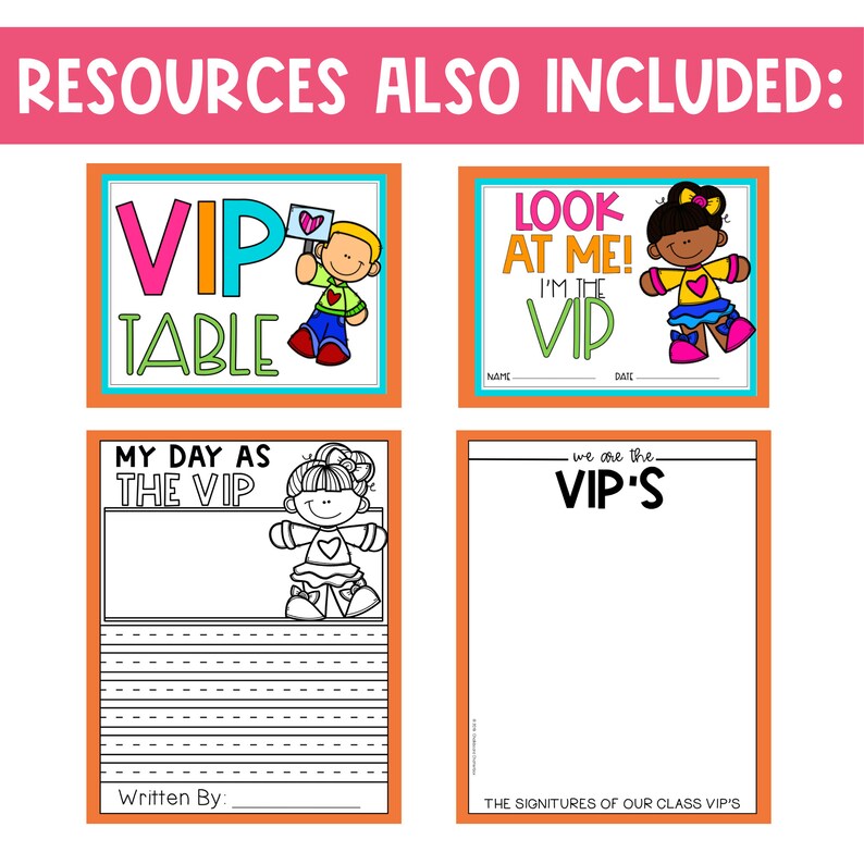 VIP Student Starter Kit | Classroom Behavior Management Tool - Etsy