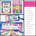90s Retro Rainbow Editable Signs and Labels | Name Tags | Voice Level ...