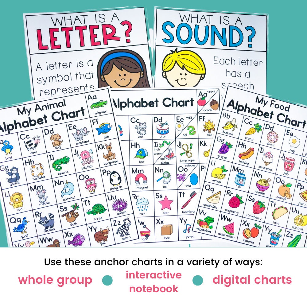 Letter and Sound Phonics Anchor Charts and Classroom Posters - Etsy