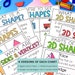 2D and 3D Shape Anchor Charts and Classroom Posters - Etsy Canada