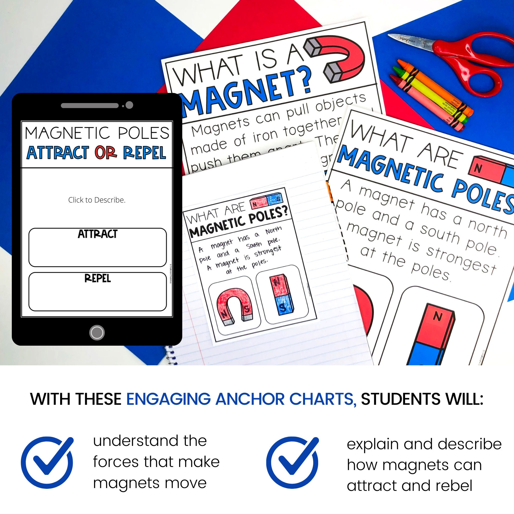 Magnet Anchor Charts for First and Second Grade - Etsy