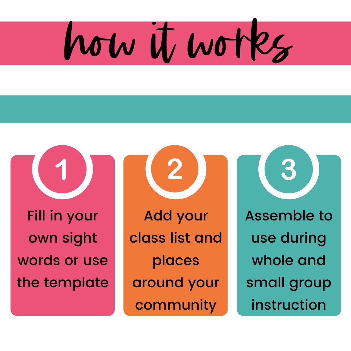 Personal Word Wall Folder - Etsy