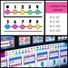 90s Retro Rainbow Classroom Number Line | 0-20 0-50 0-100 0-120 ...