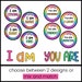 90s Retro Rainbow Editable Affirmation Station | Classroom Decor - Etsy
