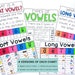 Short and Long Vowel Phonics Anchor Charts and Classroom Posters - Etsy