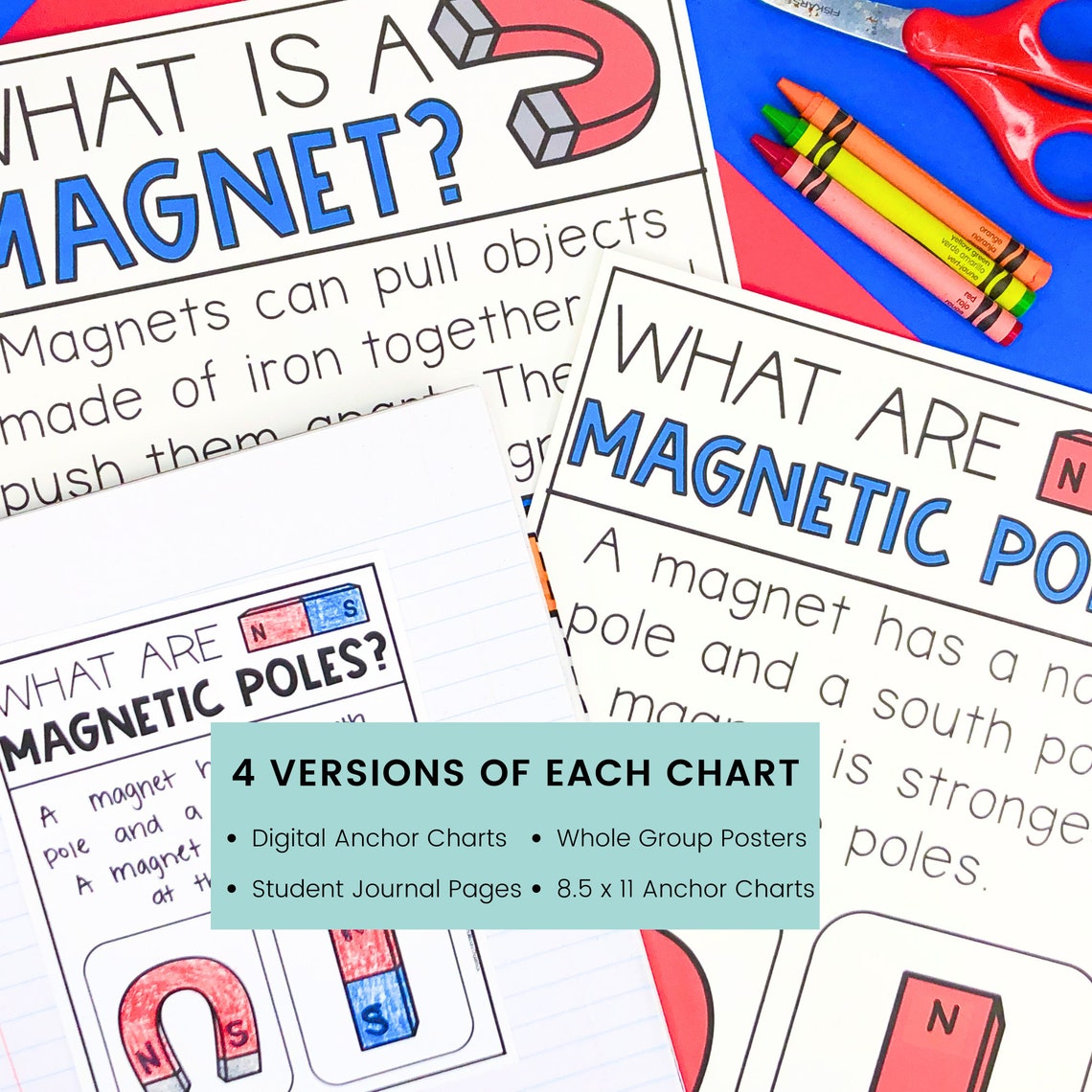 Magnet Anchor Charts for First and Second Grade - Etsy