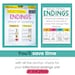 Inflectional Endings -s -ed -ing Phonics Anchor Charts and Classroom ...