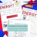 Forms of Energy | Heat, Light, and Sound Anchor Charts for First and ...