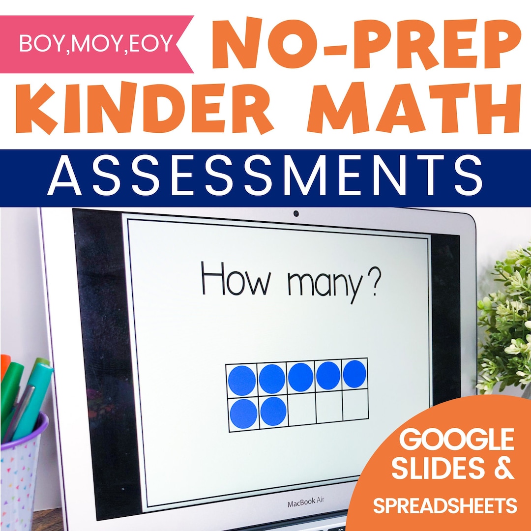 Beginning of the Year Kindergarten Math Assessment - Etsy
