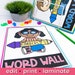 Personal Word Wall Folder - Etsy