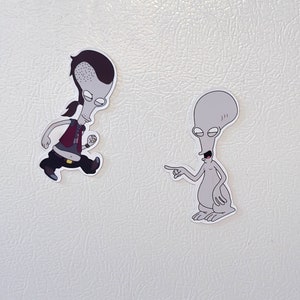 Roger the Alien Persona Magnet - Etsy