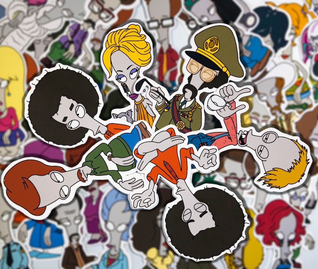 Roger the Alien Sticker Set K - Etsy