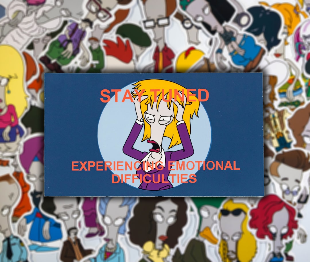 Stay Tuned Roger the Alien Sticker - Etsy