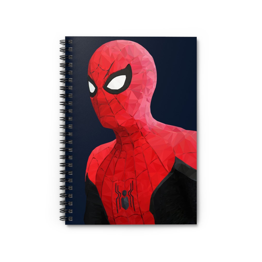 Spider-man Spiral Notebook - Ruled Line - Etsy