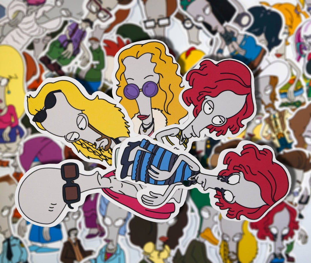 Roger the Alien Sticker Set G - Etsy