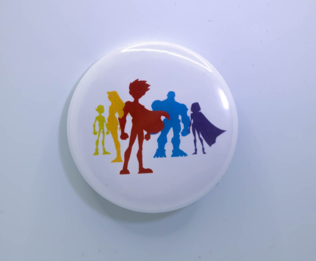 Teen Titans Button - Etsy
