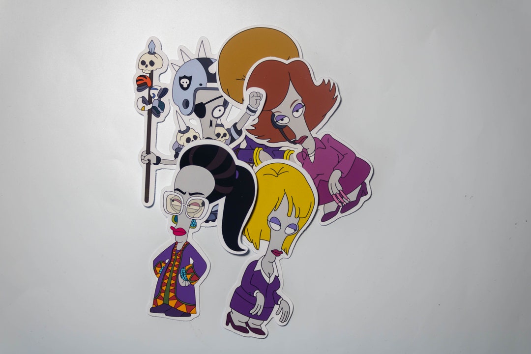 Roger the Alien Persona Sticker Set - Etsy