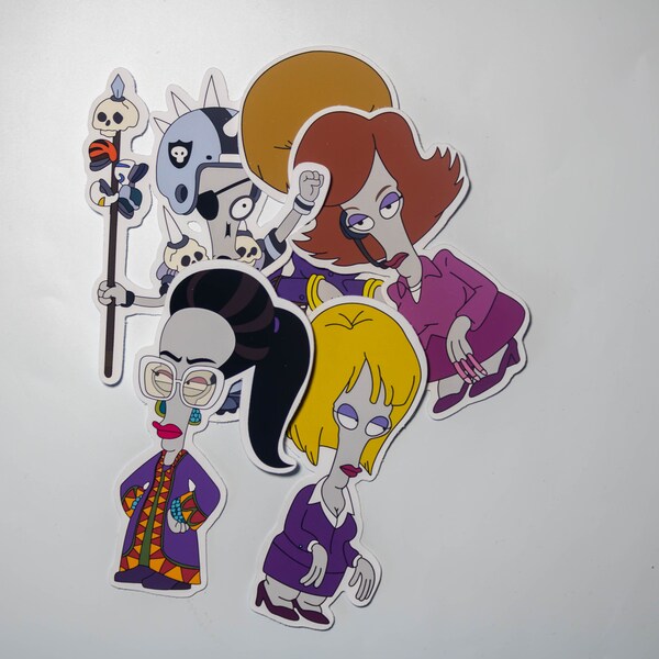 Roger the Alien Stickers - Etsy