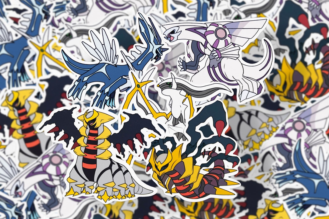 Sinnoh Legendary Pokemon Stickers - Etsy