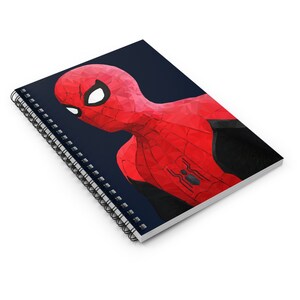 Spider-man Spiral Notebook - Ruled Line - Etsy