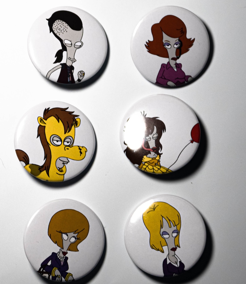 Roger the Alien Persona Button Set - Etsy