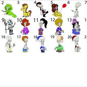 Roger the Alien Personas - Etsy