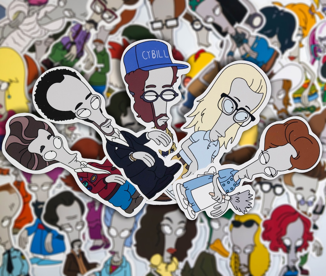 Roger the Alien Sticker Set O - Etsy