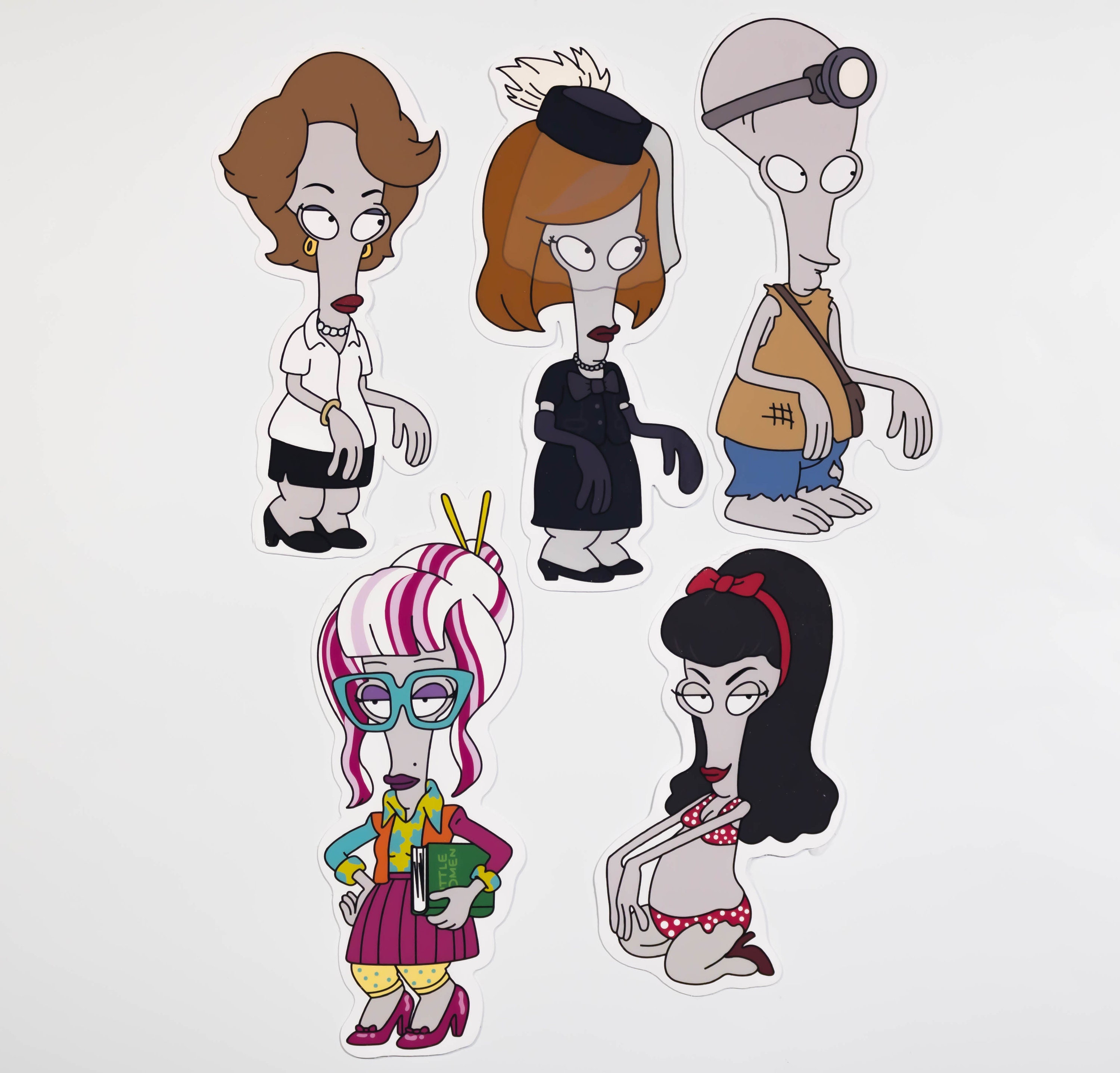 Roger the Alien Sticker Set H - Etsy