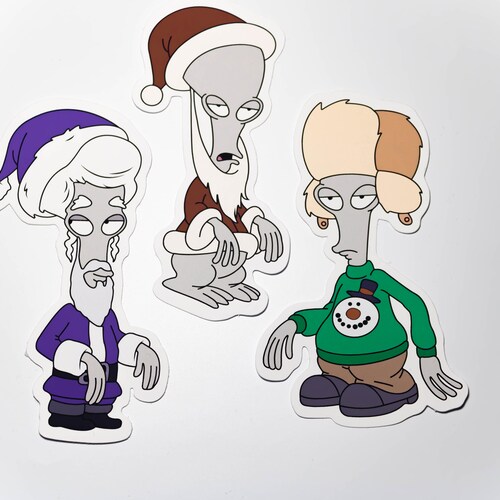 Roger the Alien Sticker Set B - Etsy