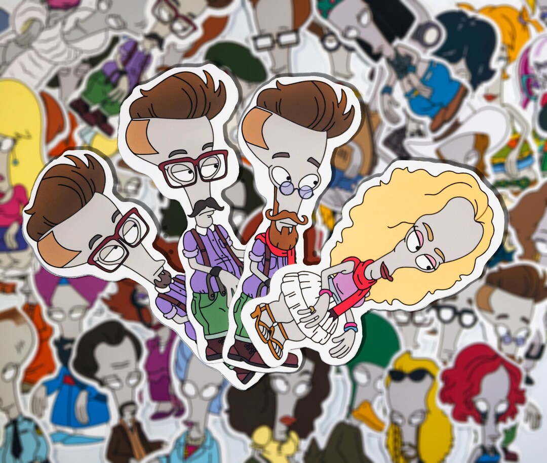 Roger the Alien Sticker Set "a Roger Story" - Etsy