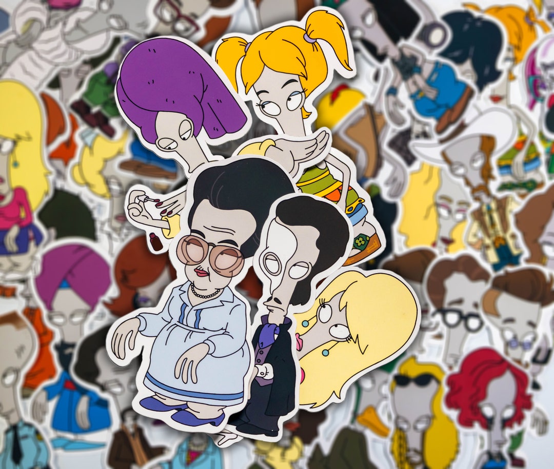 Roger the Alien Sticker Set F - Etsy