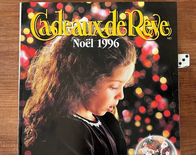 Vintage 1996 Original Sears Christmas Dream Gifts Catalog - IN FRENCH ...