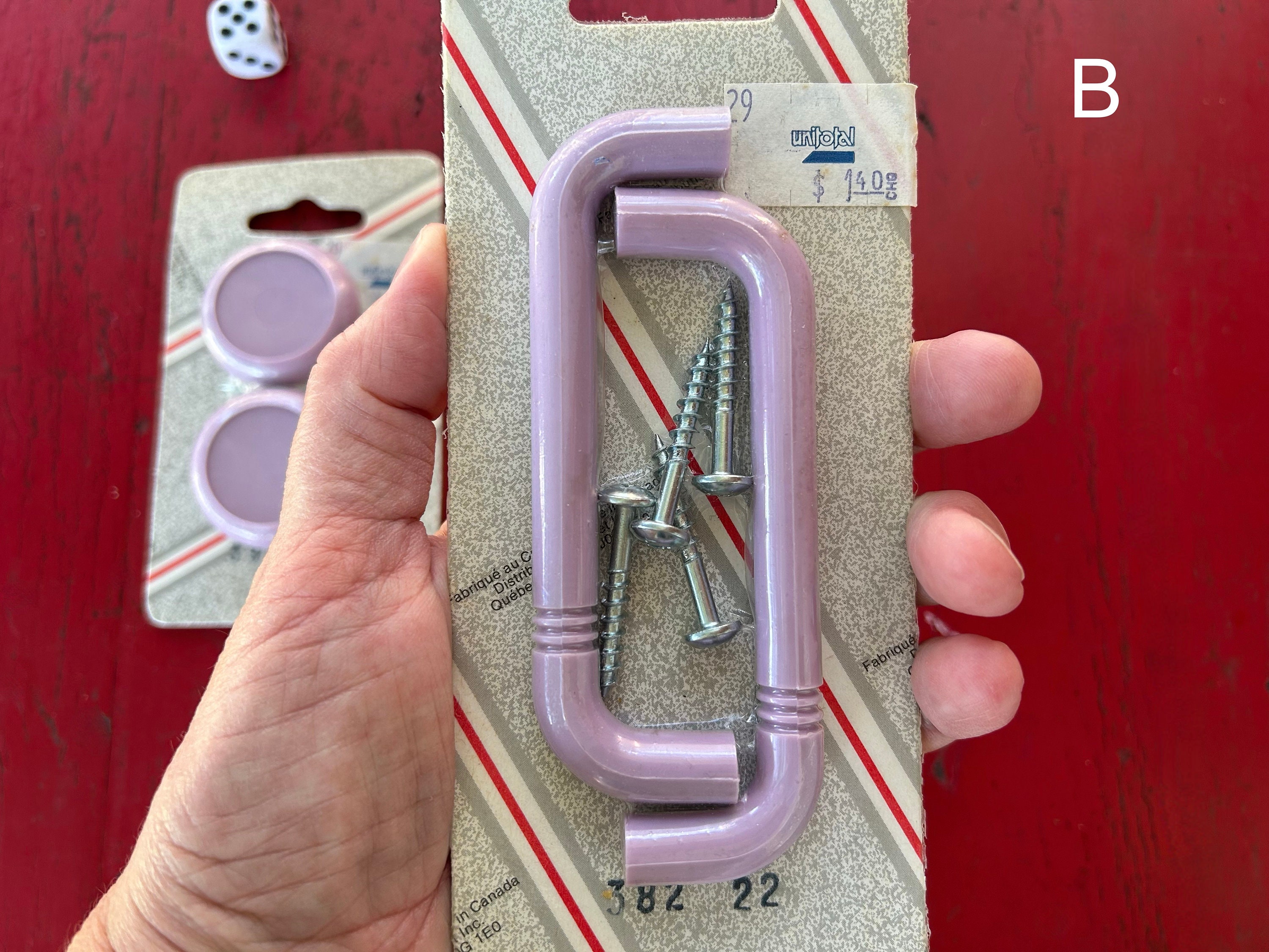 NOS Vintage Plastic Cabinet Handles Lilac Color Plastitruc - Etsy