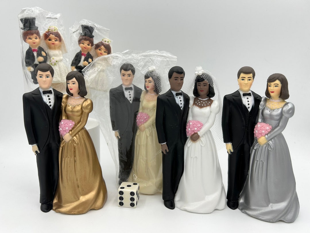Vintage Figurines for Wedding Cake Wedding Cake Decoration Plastic ...