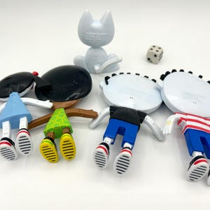 Vintage Lot of 5 Figures the Wacky World of David and Goliat Presents ...