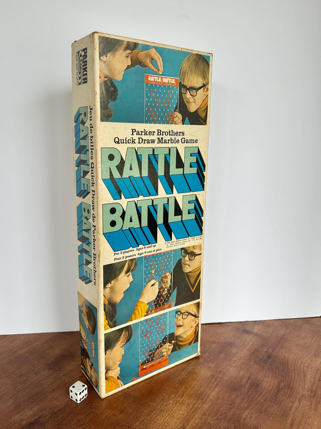 Vintage Game / Game RATTLE BATTLE Parker Brothers 1972 - Etsy