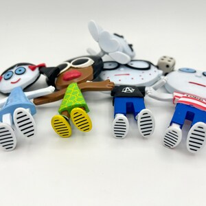 Vintage Lot of 5 Figures the Wacky World of David and Goliat Presents ...