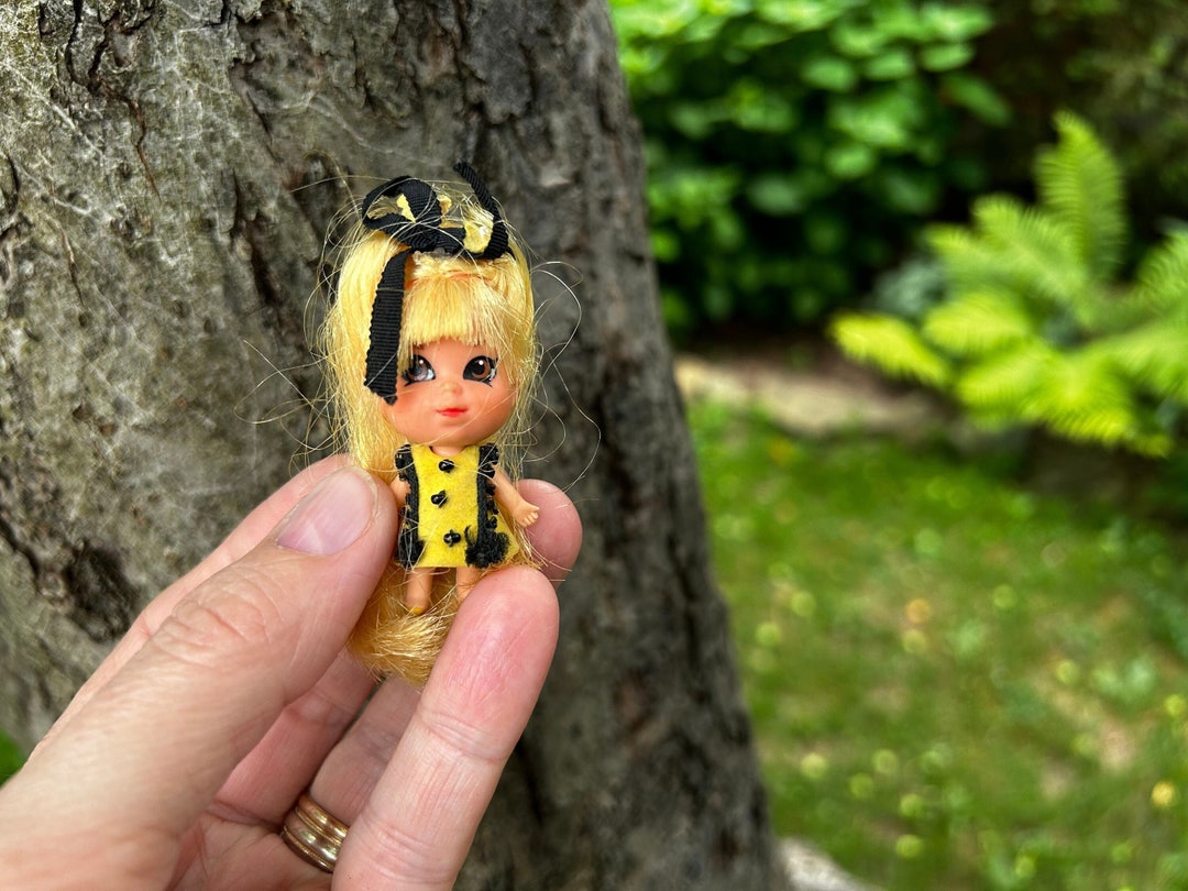 Vintage Mattel Liddle Kiddle Louise Lucky Locket Doll Small Collectible ...