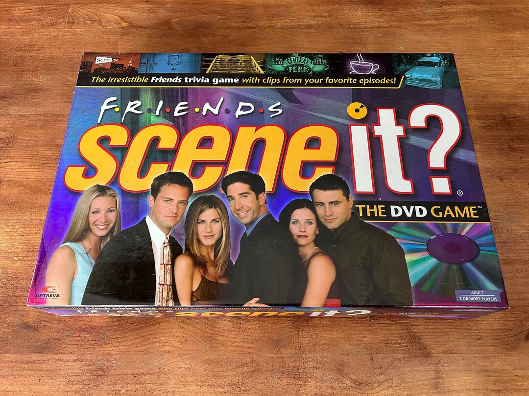 Vintage Board Game FRIENDS Scene It the DVD Game FRIENDS Board Game in ...