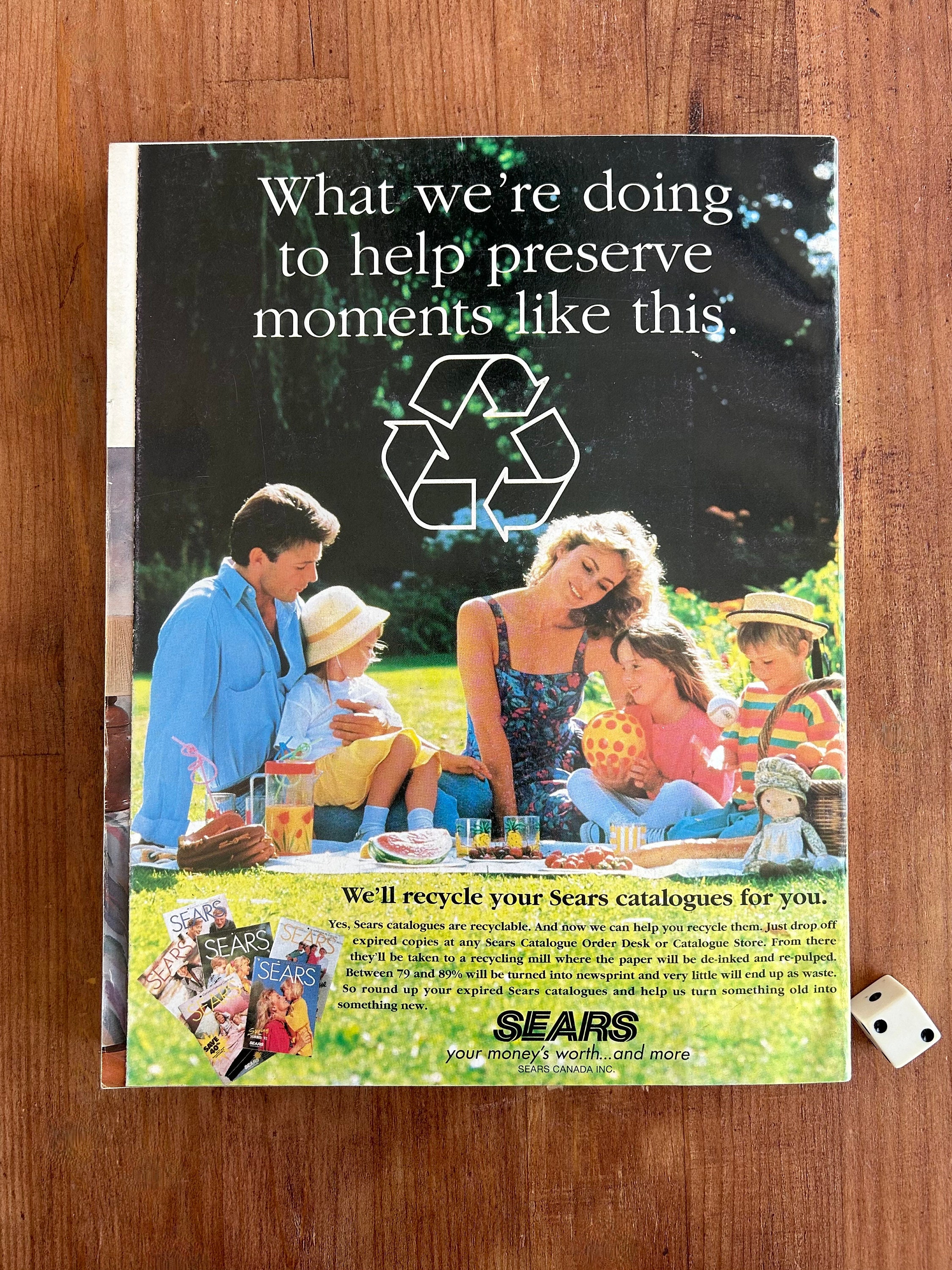 Vintage 1993 Original Canada’s National Catalog SEARS 40 Years “spring ...
